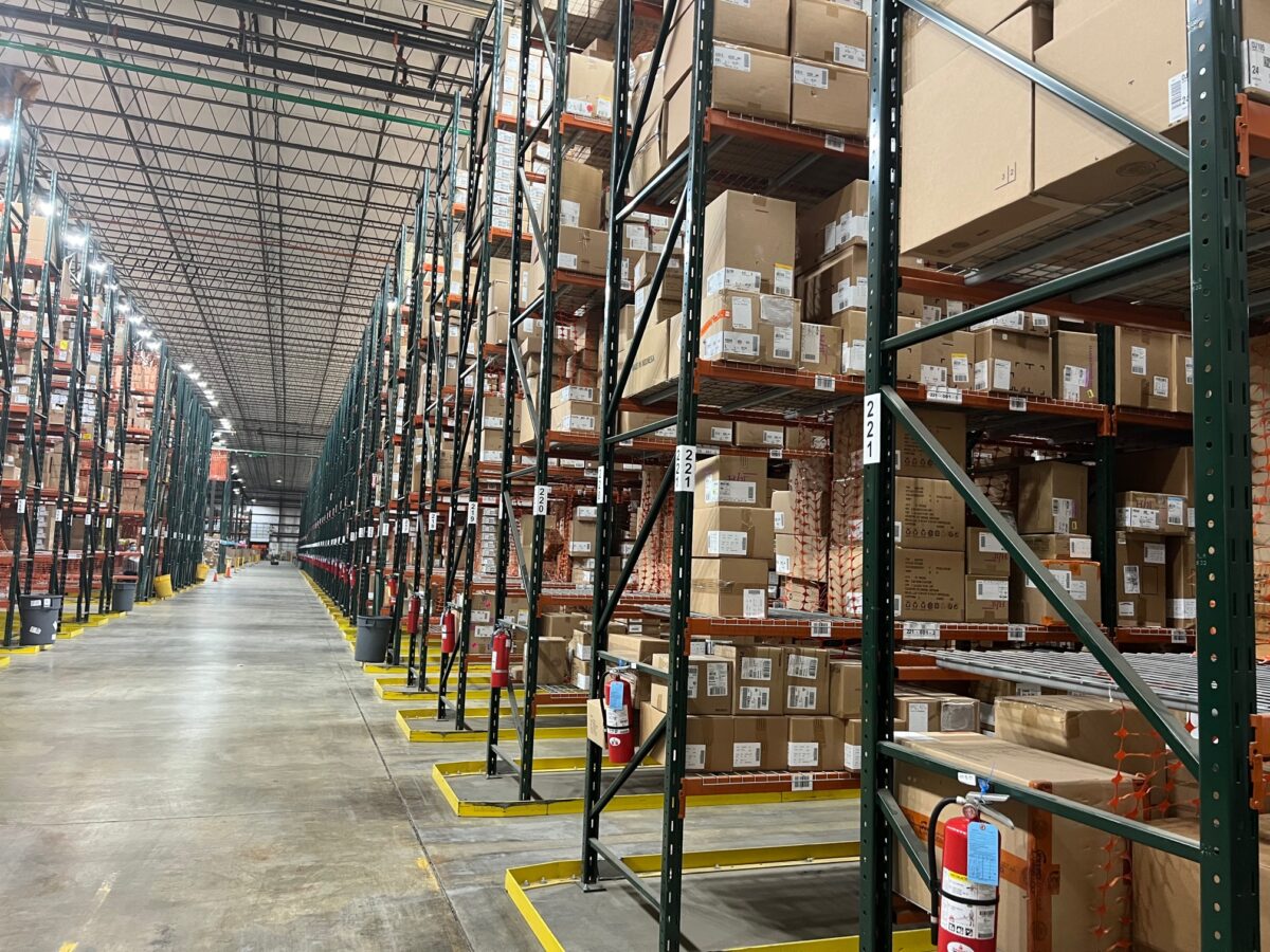 Purchase used and new pallet storage racking for your warehouse.