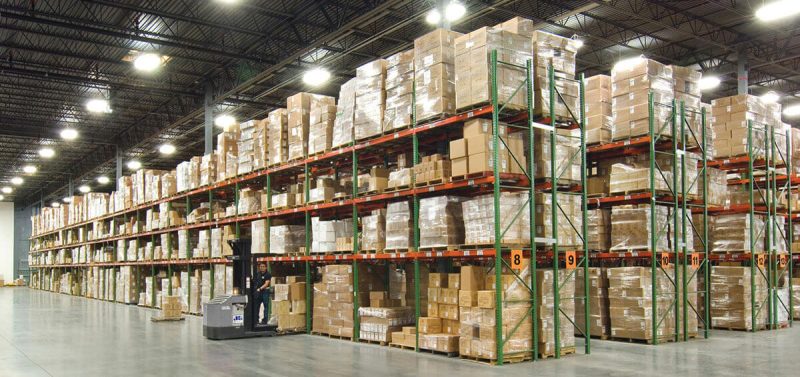 Husky Teardrop Upright Frame 12' High x 42'' Deep - Pallet Rack