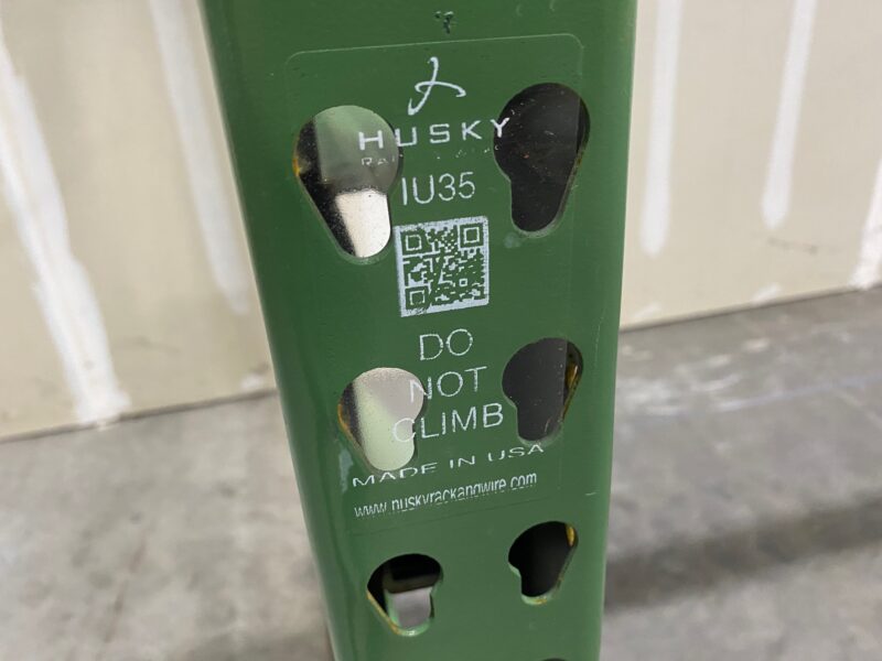 Husky Teardrop Uprights for Pallet Racking 16' High x 48'' Deep