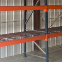 New Interlake Mecalux Teardrop Style Beams 8' Long x 4'' Face