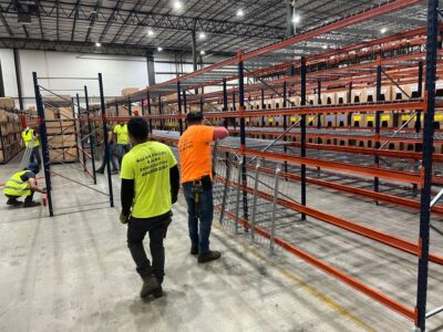 Pallet Rack Installation Relocation and Rack Removal