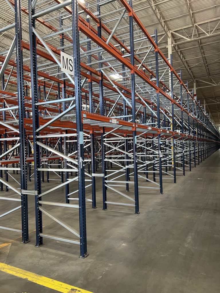 Teardrop Pallet Rack - Used Mecalux Teardrop Pallet Rack 20'x 42 ...