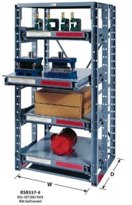 Roll Out Shelf Racks - Pallet Rack World