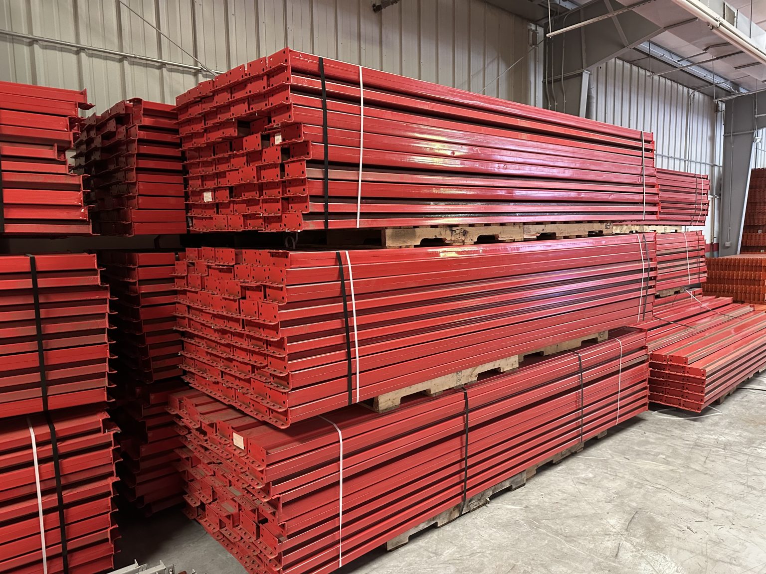 Used Teardrop Beams 12' Long x 6'' Face - Speedrack - Heavy Duty