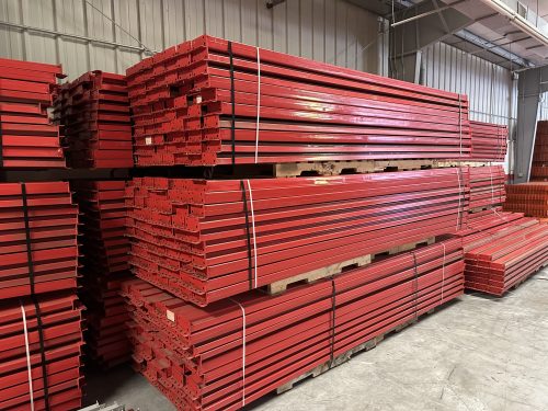 Used teardrop beams - Pallet Rack World