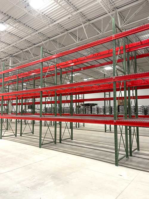 Used Teardrop Beams 12' Long x 6'' Face - Speedrack - Heavy Duty