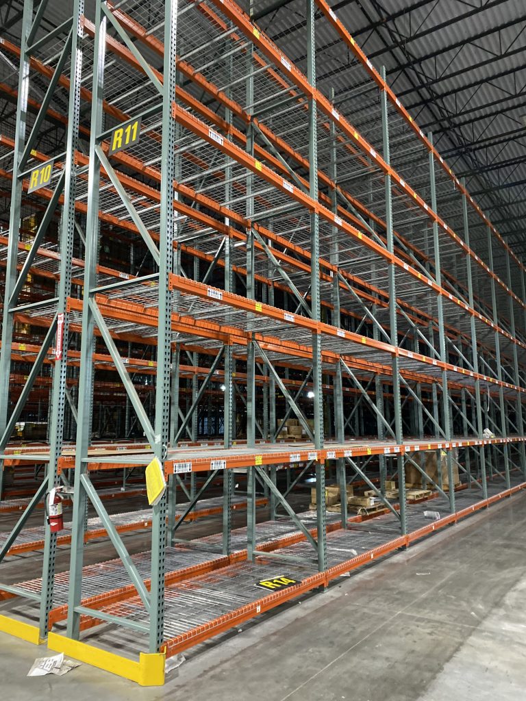Used Teardrop Uprights 26'H x 42''D - Used Warehouse Pallet Rack