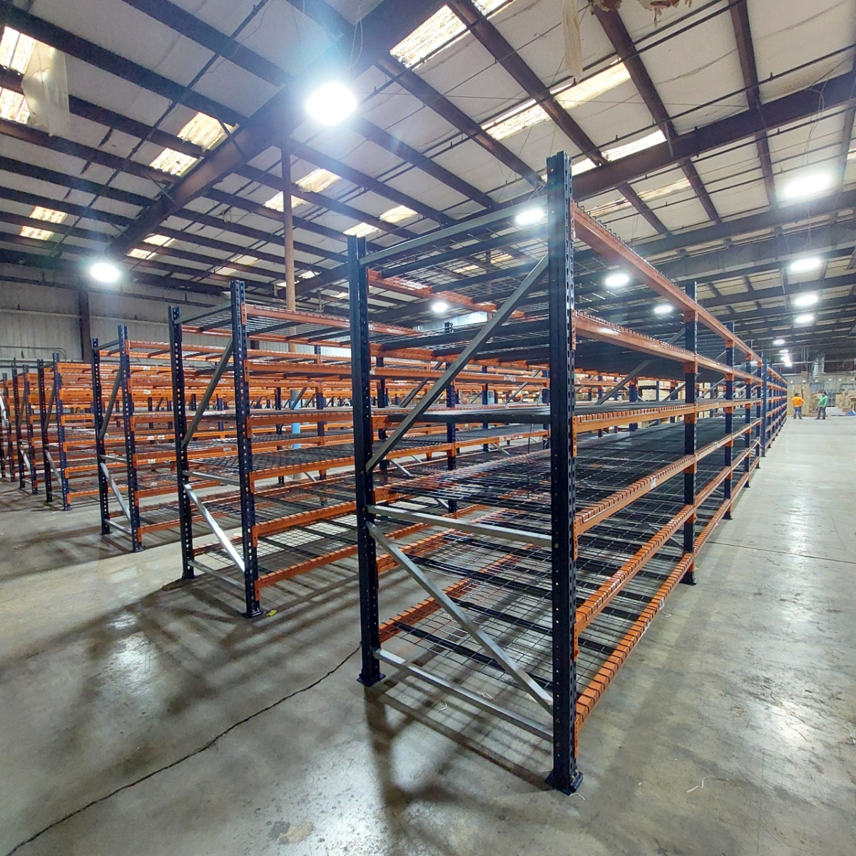 Mecalux Teardrop Upright Frame 16' High x 42'' Deep | Pallet Rack World